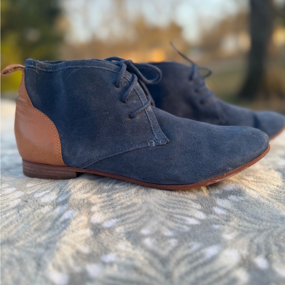 Sebago | Shoes | Mens Blue And Brown Suede Chukka Boots | Poshmark